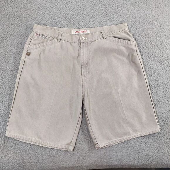 Avirex | Shorts | Vintage Avirex Shorts Mens 4 X 1 Silver Denim Baggy ...